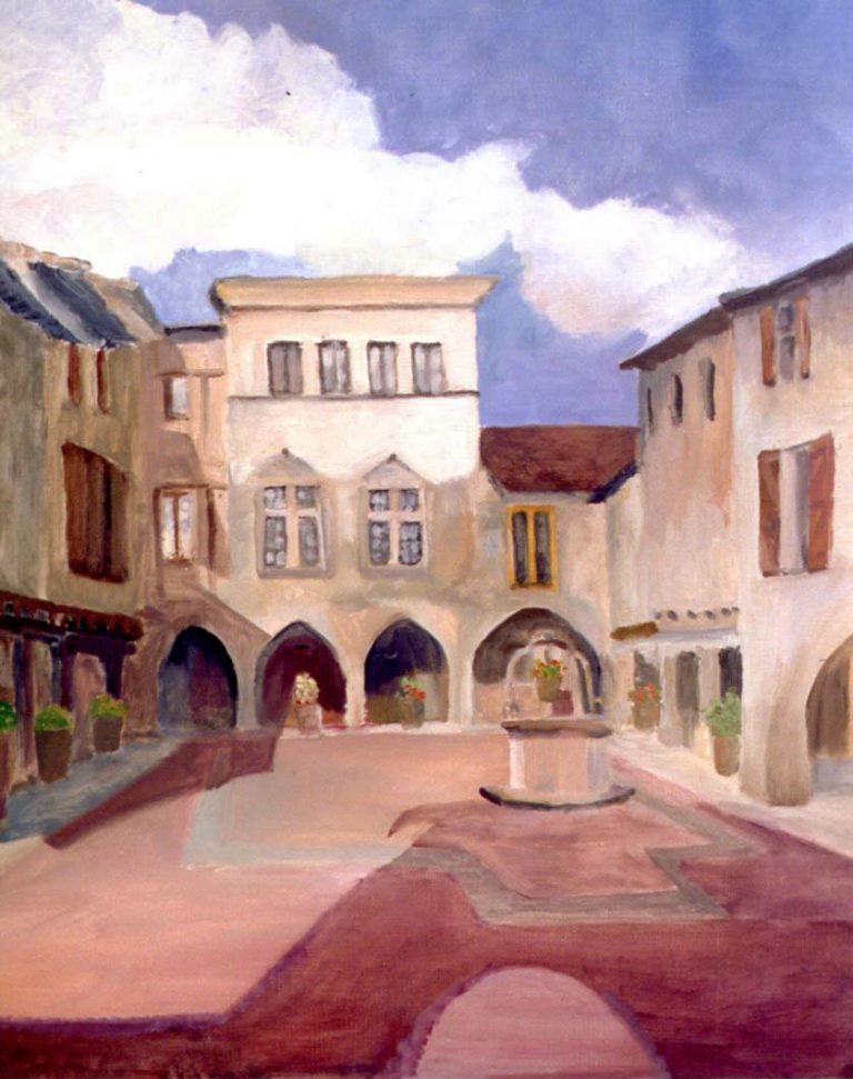 paul-bosc-place-des-arcades-1 – The Painting School of Montmiral