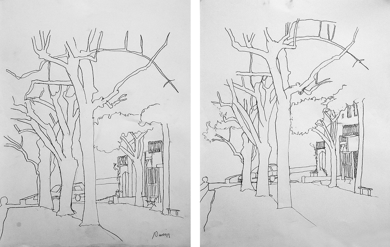 Fast drawing, learning and expression – The Painting School of Montmiral